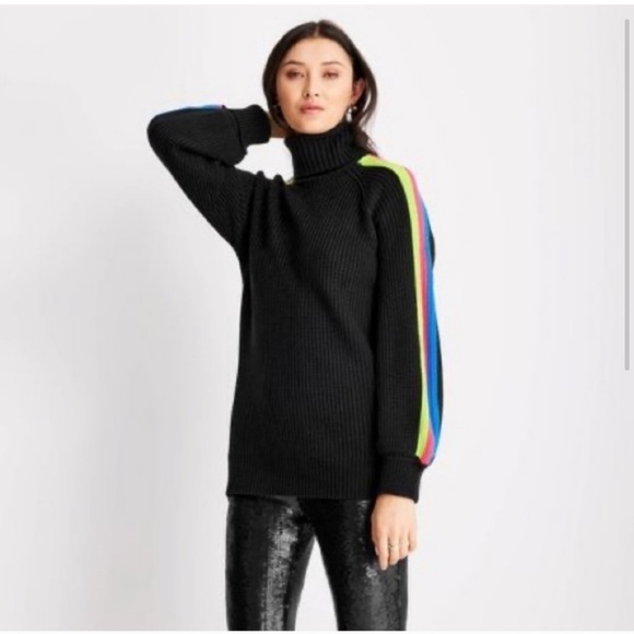 Target | Sweaters | Future Collective X Target Black Sweater Rainbow ...
